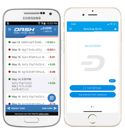 Dash Mobile users PLEASE update your Android / iOS Wallet + rescan ! - Dash