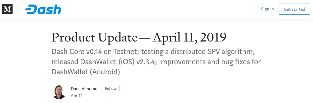 This week at Dash Core Group: - Dash