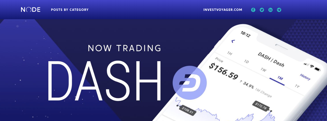 Dash is now available on Voyager! - Dash