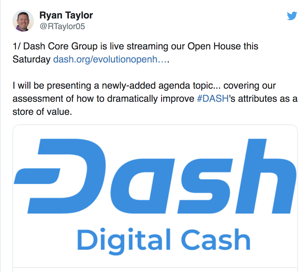 Dash Core Group is live streaming our Open House this Saturday .... - Dash