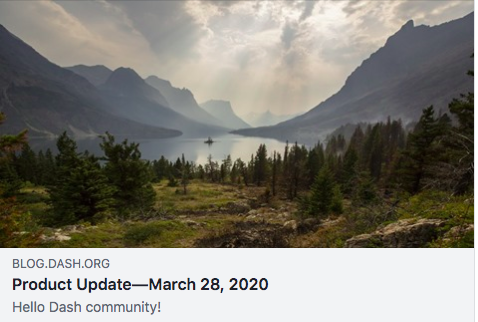 This week (3/28) at Dash Core Group! - Dash