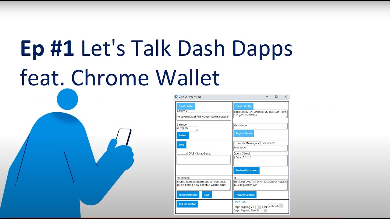 Let’s talk Dash Dapps feat. Chrome Wallet (Ep 1) by readme - Dash