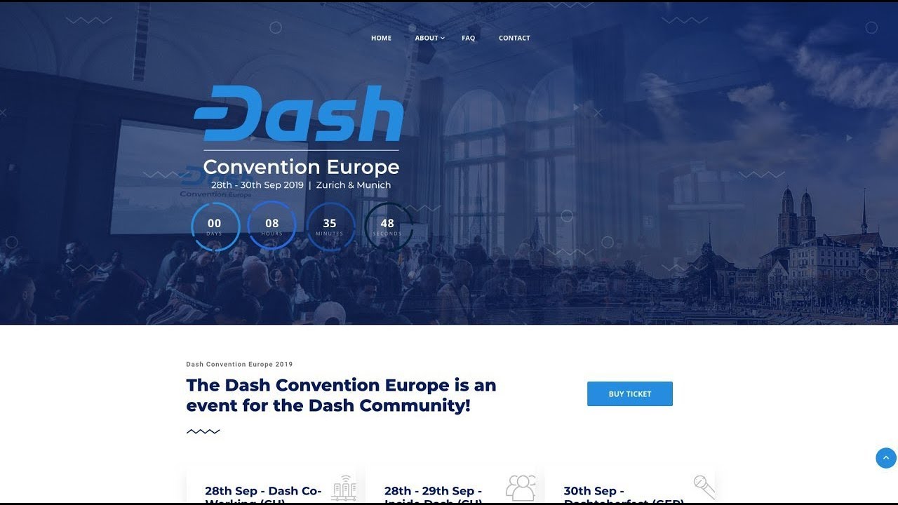 Day 1 of Dash Convention Europe 2019 is now Live ! - Dash