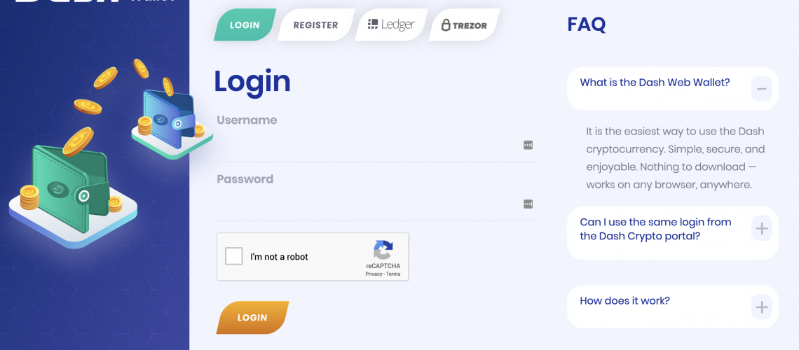 The Dash Web Wallet (DashCrypto) is closing down - please move your ...