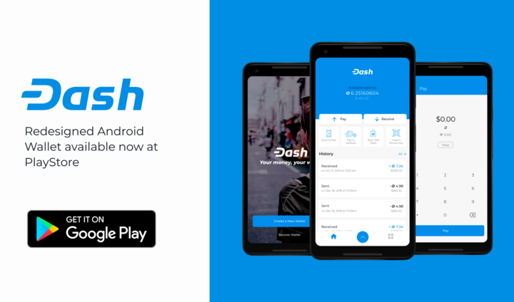 The newly redesigned Dash Wallet for Android is now fully available for all users. - Dash