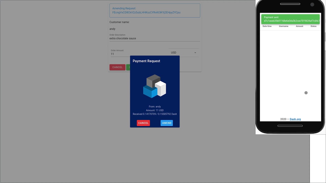 Walkthrough of Dash POS showing on EvoNet (Platform Preview)
