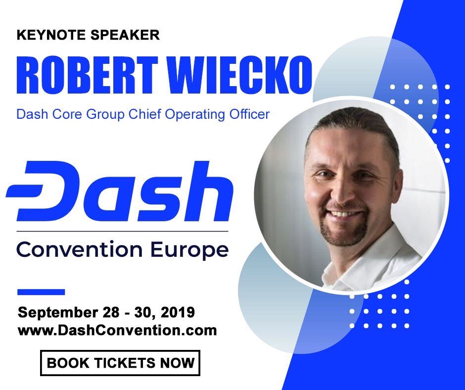 We're excited to announce RobertWiecko COO of Dash Core Group as a ...