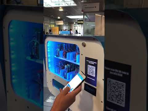New Dash Vending Machine at Dash Convention Europe - Dash